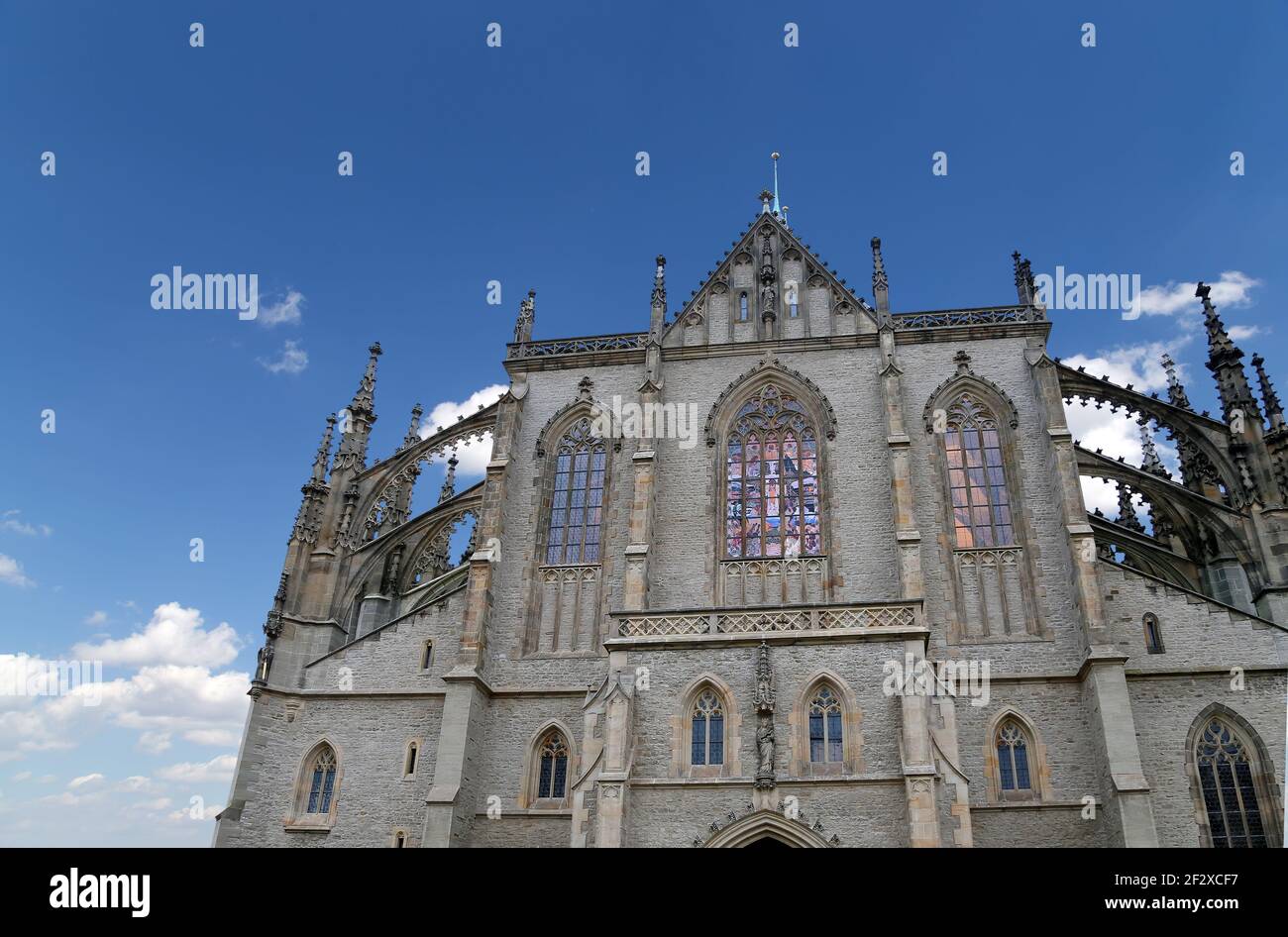 St. Barbara's Church in Kutna Hora - one of the most famous Gothic ...