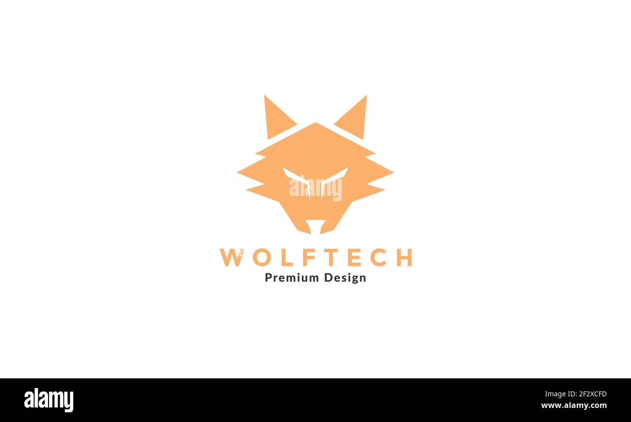 Wolf tech logo Stock Vector Images - Alamy