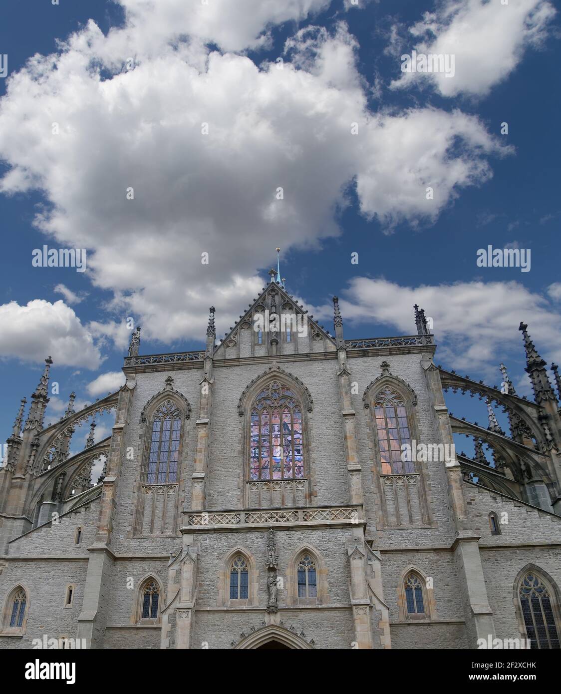 St. Barbara's Church in Kutna Hora - one of the most famous Gothic ...