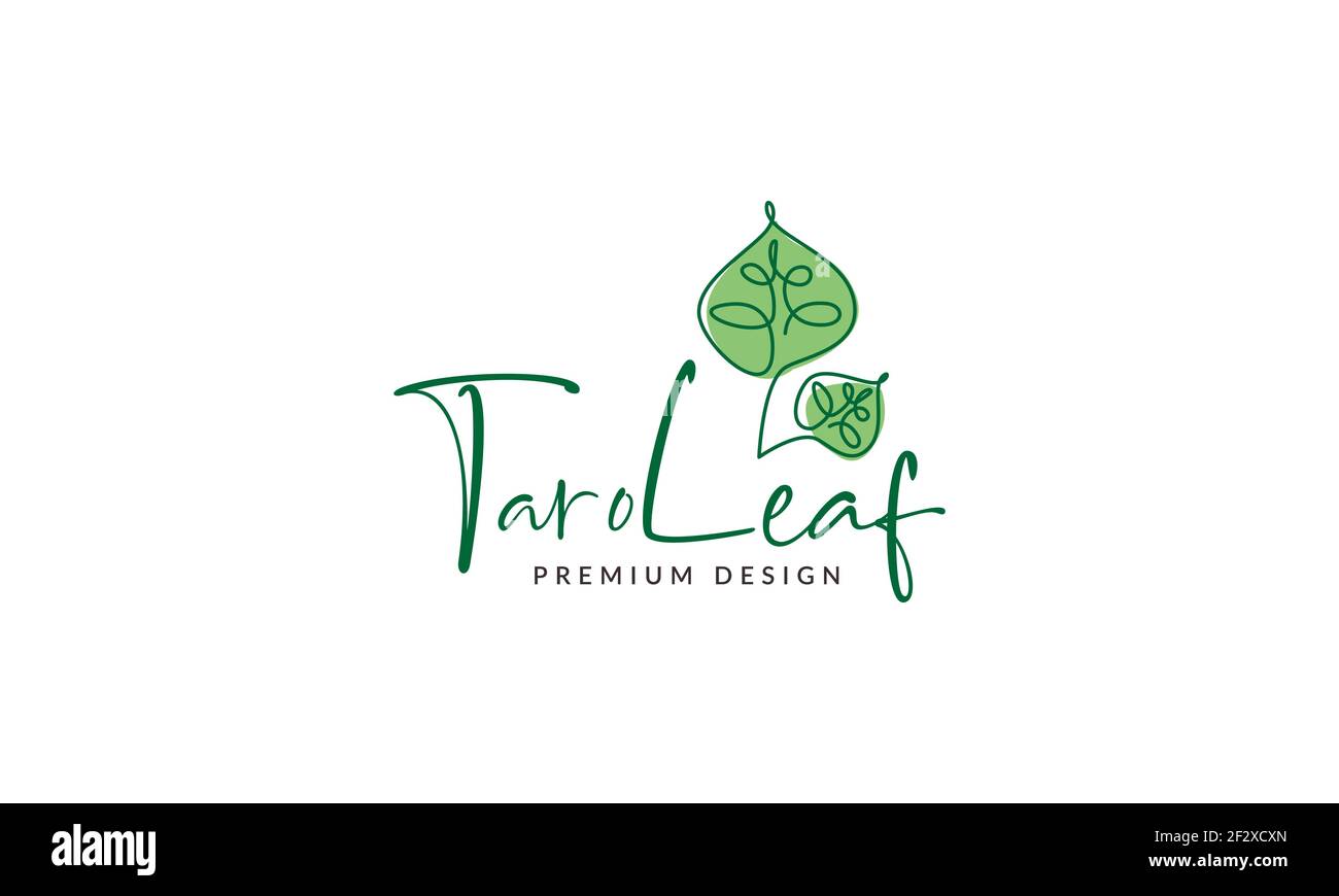 lines abstract leaf plant aspen logo vector symbol icon illustration ...