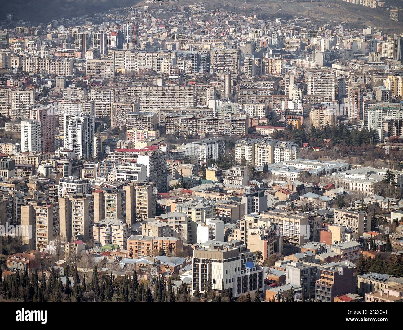 Capital city aerial view Stock Photo - Alamy