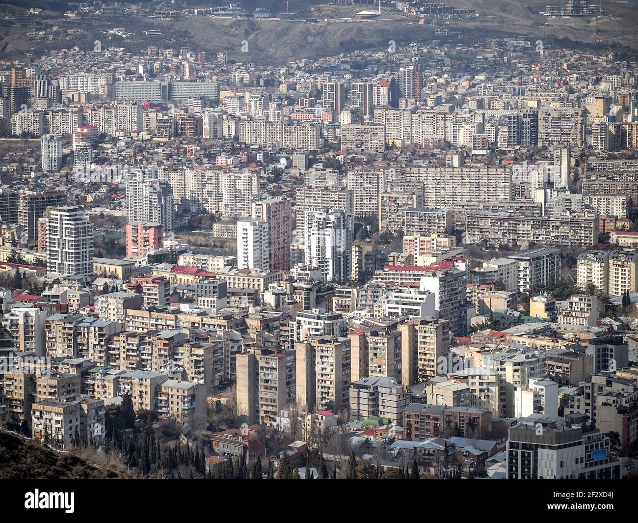 Capital city aerial view Stock Photo - Alamy