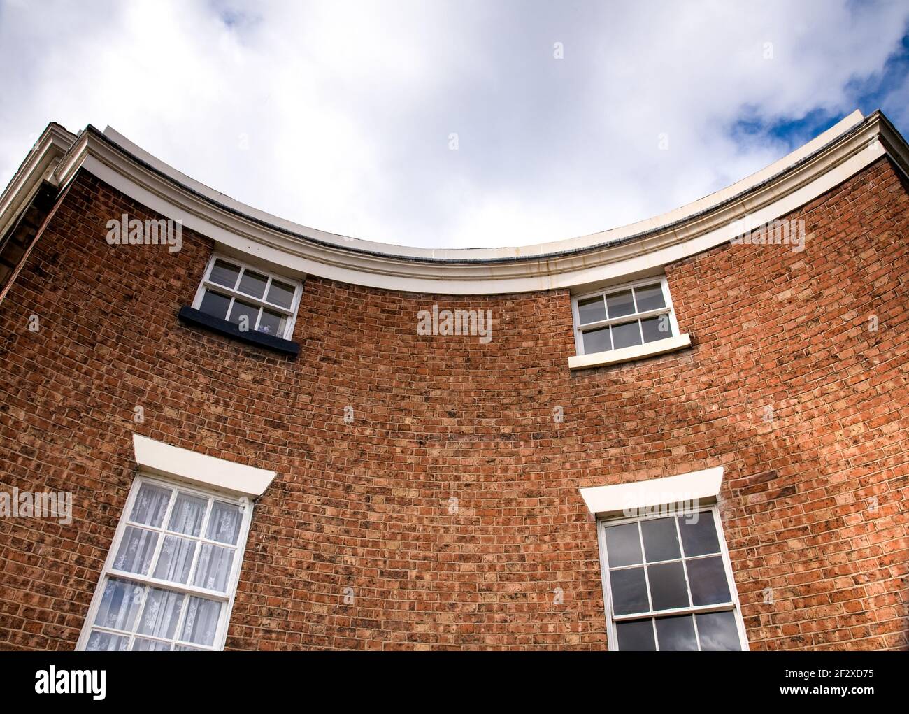 Concave brick windows hi-res stock photography and images - Alamy