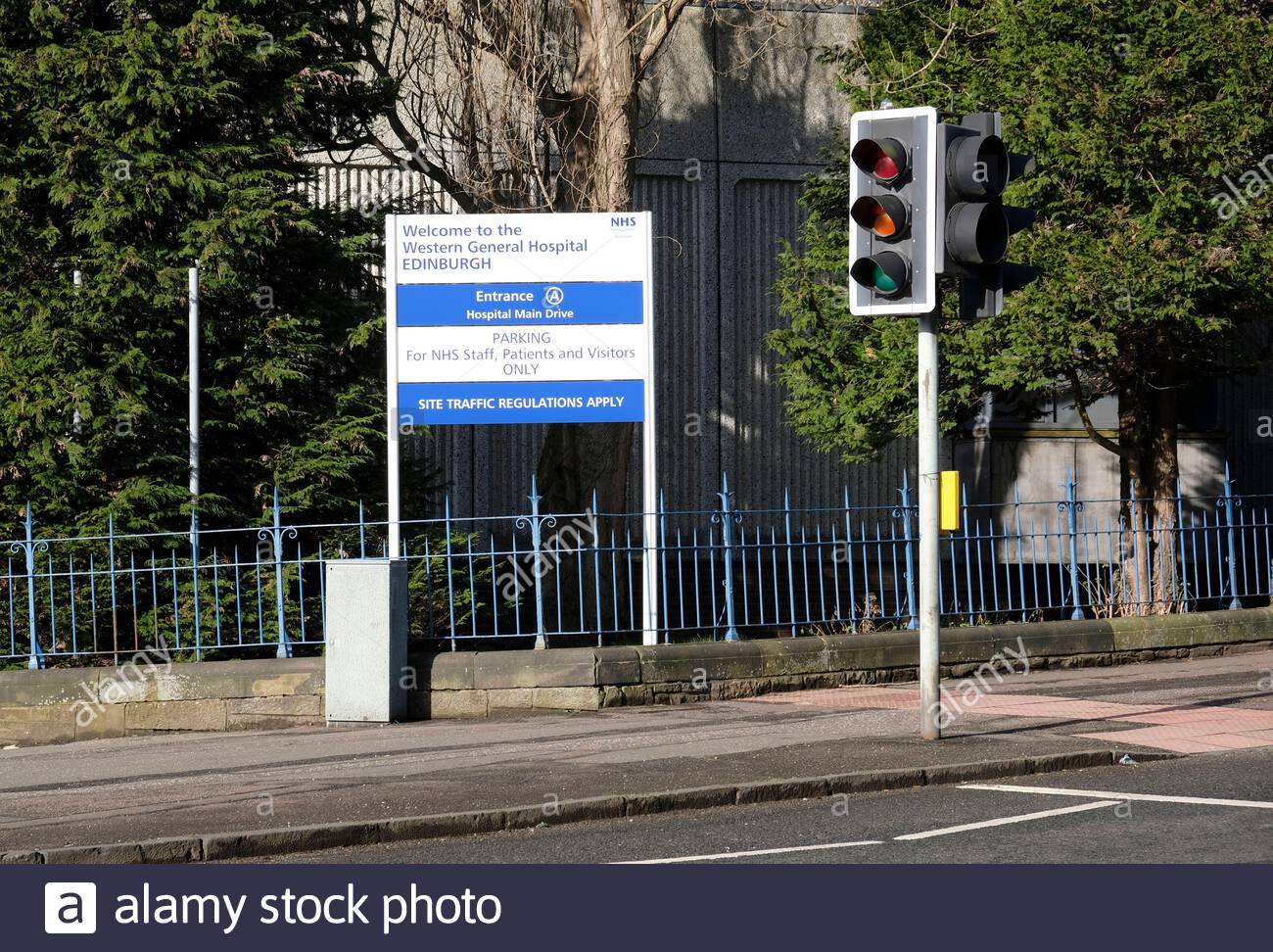 Western General Hospital entrance, Edinburgh Scotland Stock Photo - Alamy