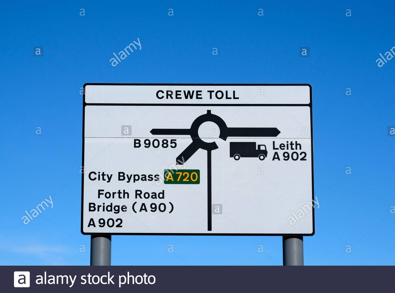 Roundabout road sign hi-res stock photography and images - Alamy
