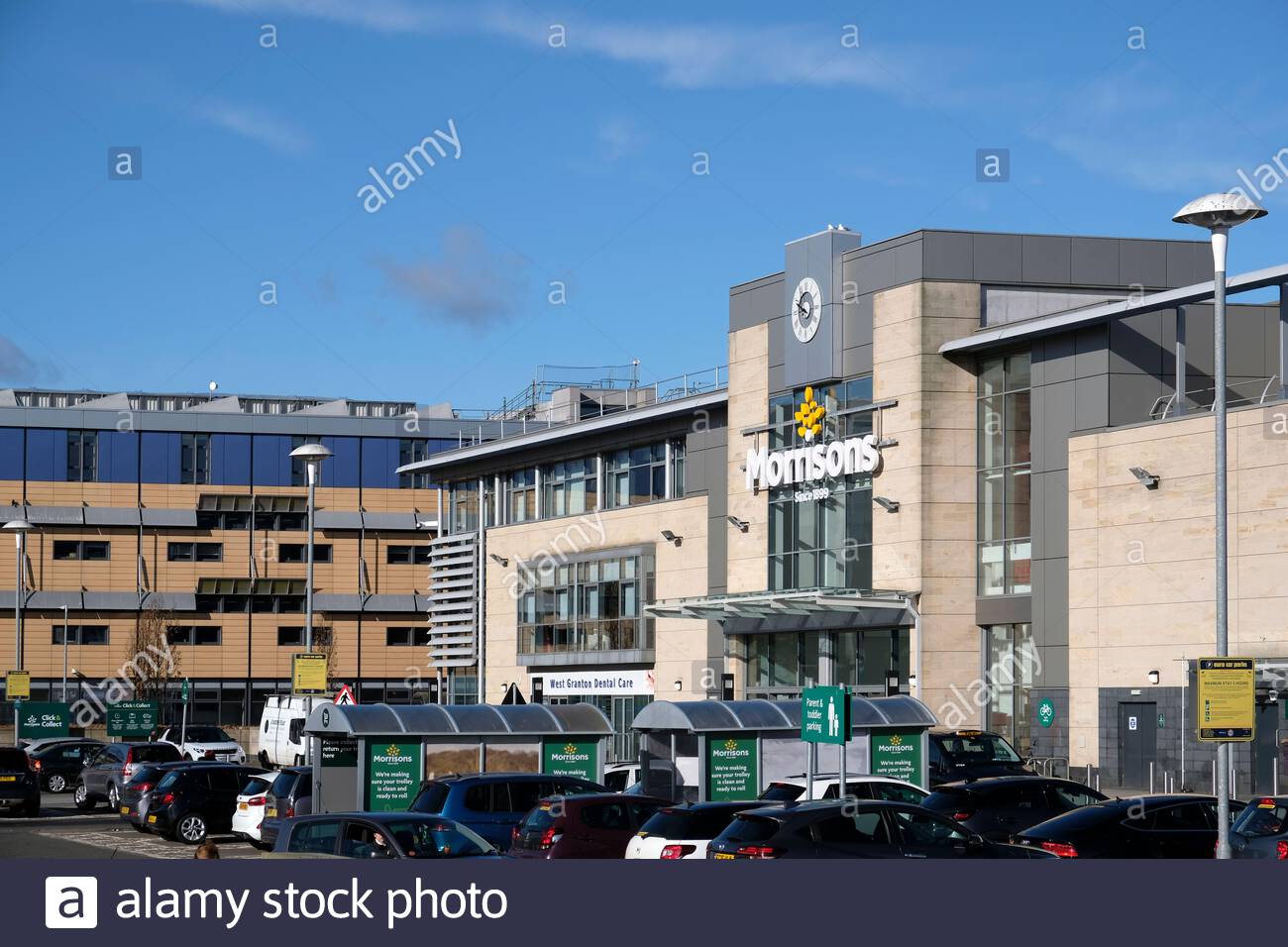 Morrisons Supermaket, Granton Edinburgh Scotland Stock Photo - Alamy