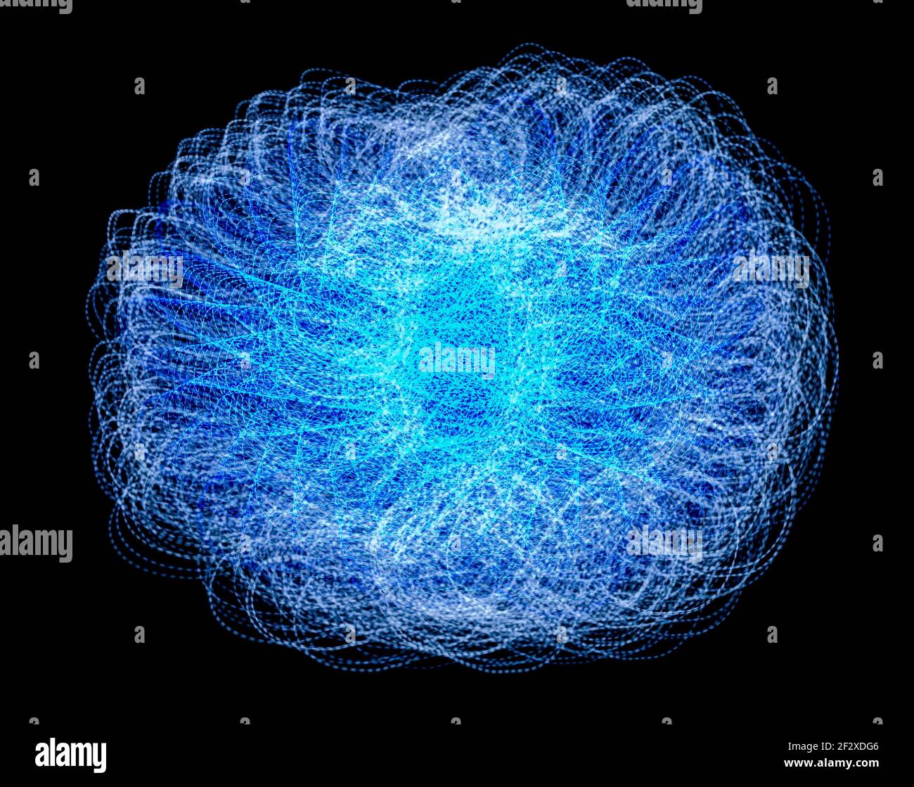 abstract blue long exposure blue light pattern Stock Photo - Alamy