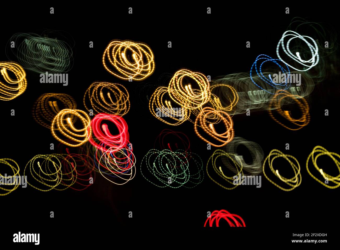 abstract light streak pattern circles Stock Photo - Alamy
