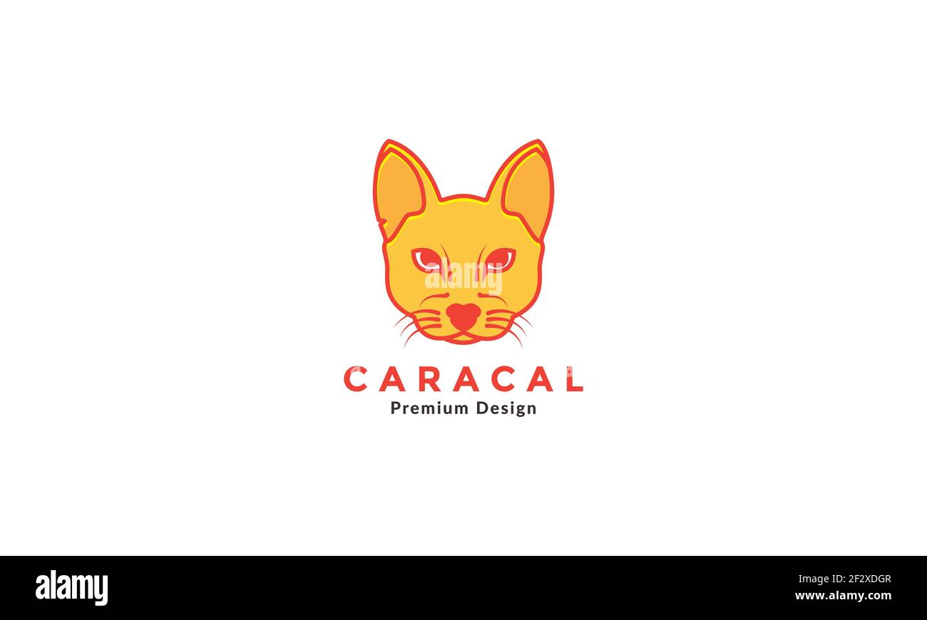 Caracal african wild cat Stock Vector Images - Alamy