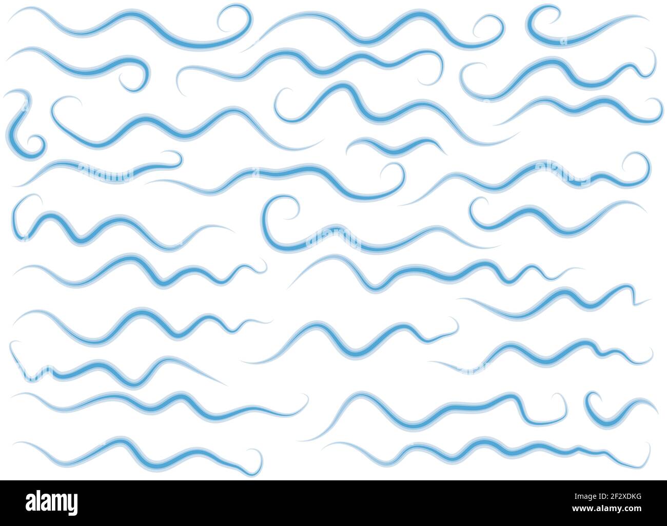 vector water sea blue line background Stock Vector Image & Art - Alamy