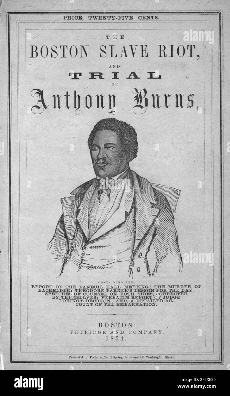 Anthony Burns High Resolution Stock Photography and Images - Alamy