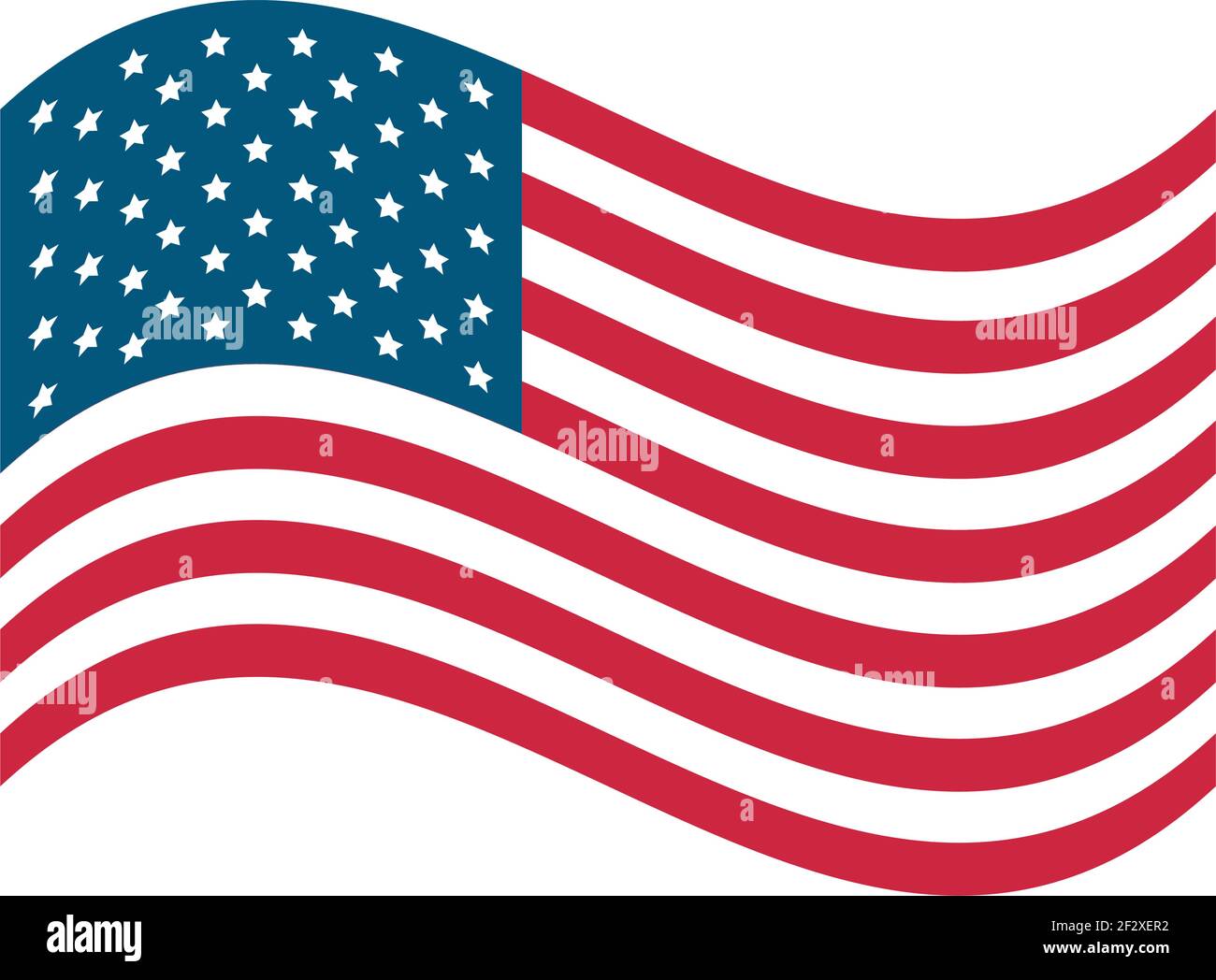 american flag national sign isolated Stock Vector Image & Art - Alamy