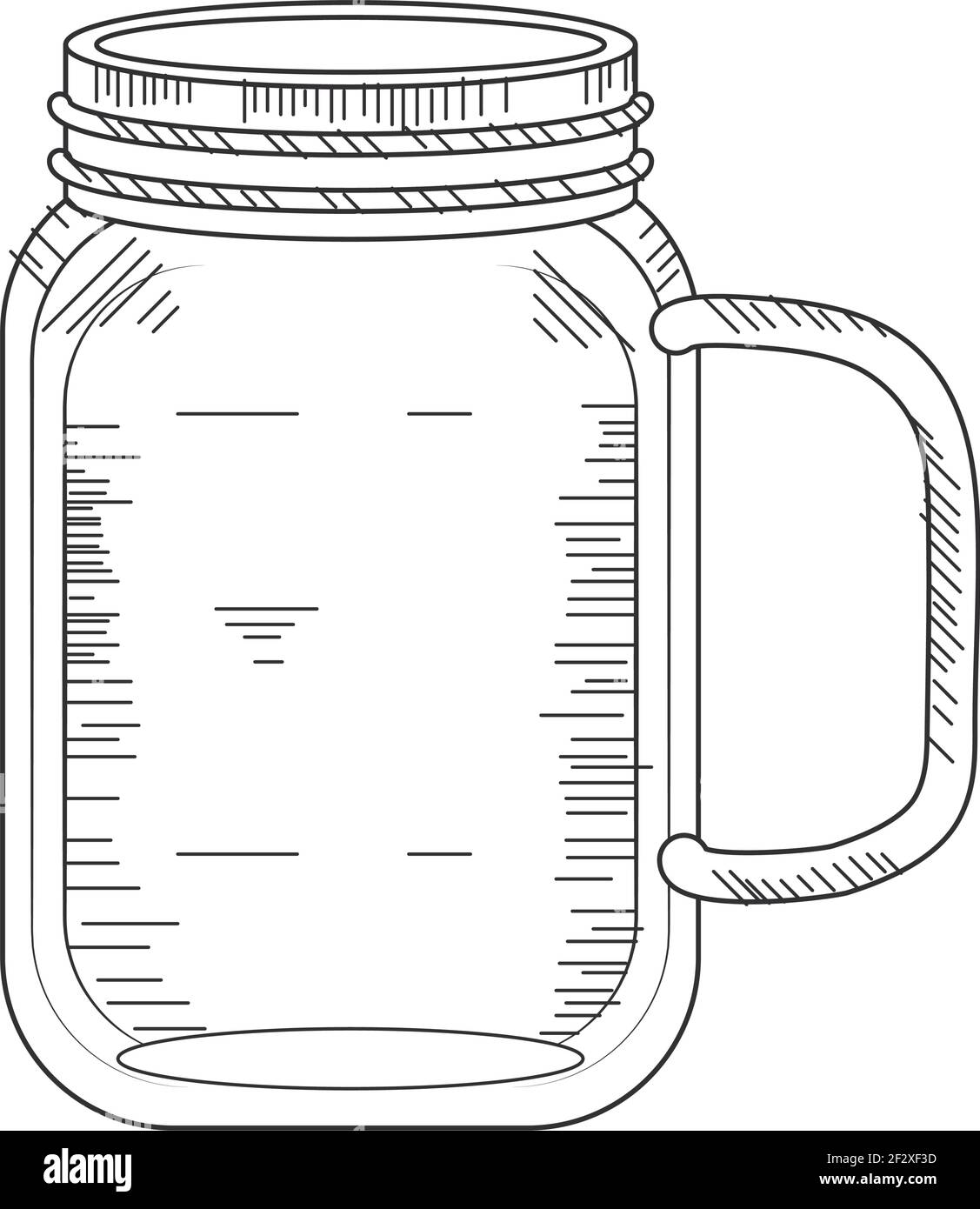 Glass jar packing sweet Stock Vector Images - Alamy