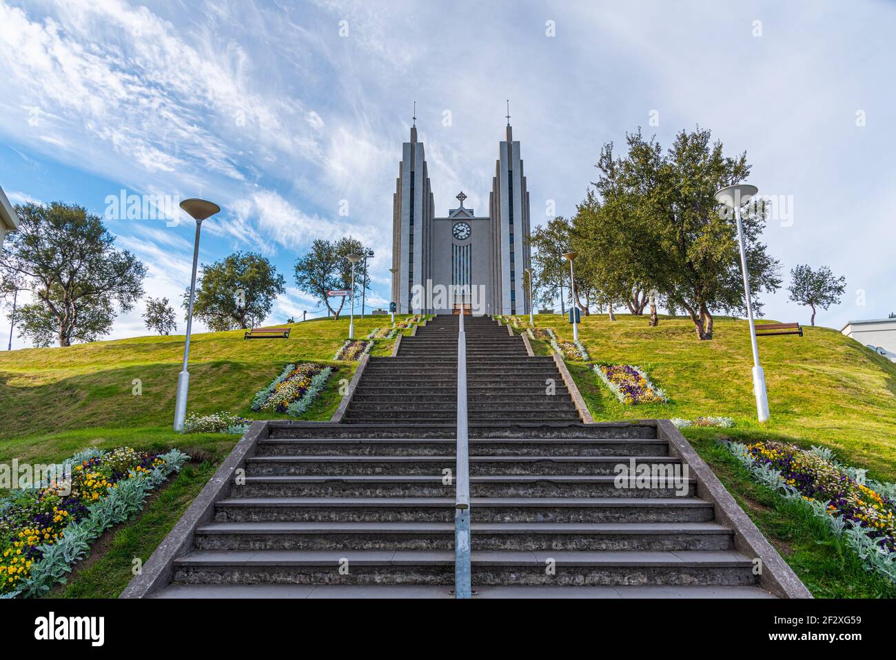Akureyri cathedral hi-res stock photography and images - Alamy
