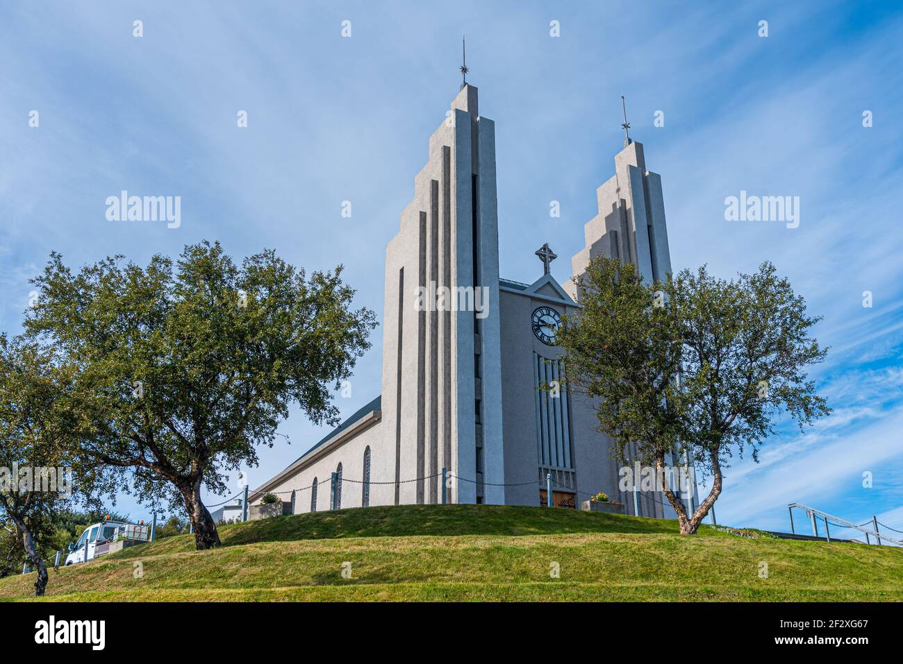 Akureyri cathedral hi-res stock photography and images - Alamy