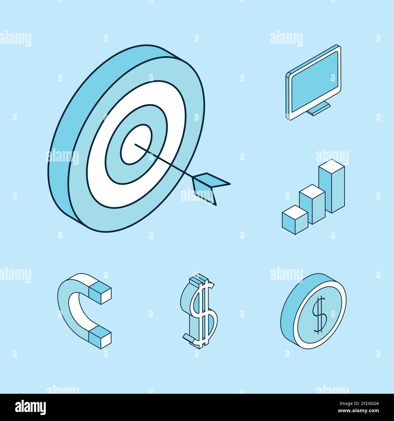 social media target money follow Stock Vector Image & Art - Alamy