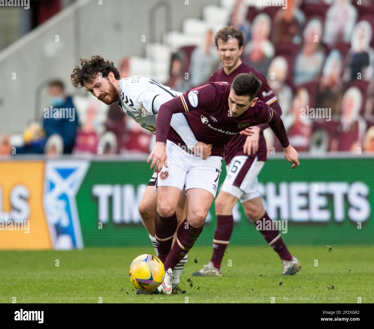 Scottish Championship - Heart of Midlothian v Ayr Utd. Tynecastle Park ...