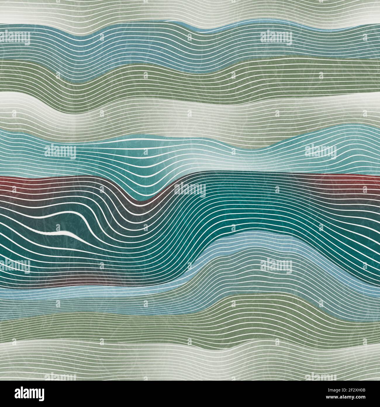 Seamless natural landscape hill pattern for print Stock Photo - Alamy