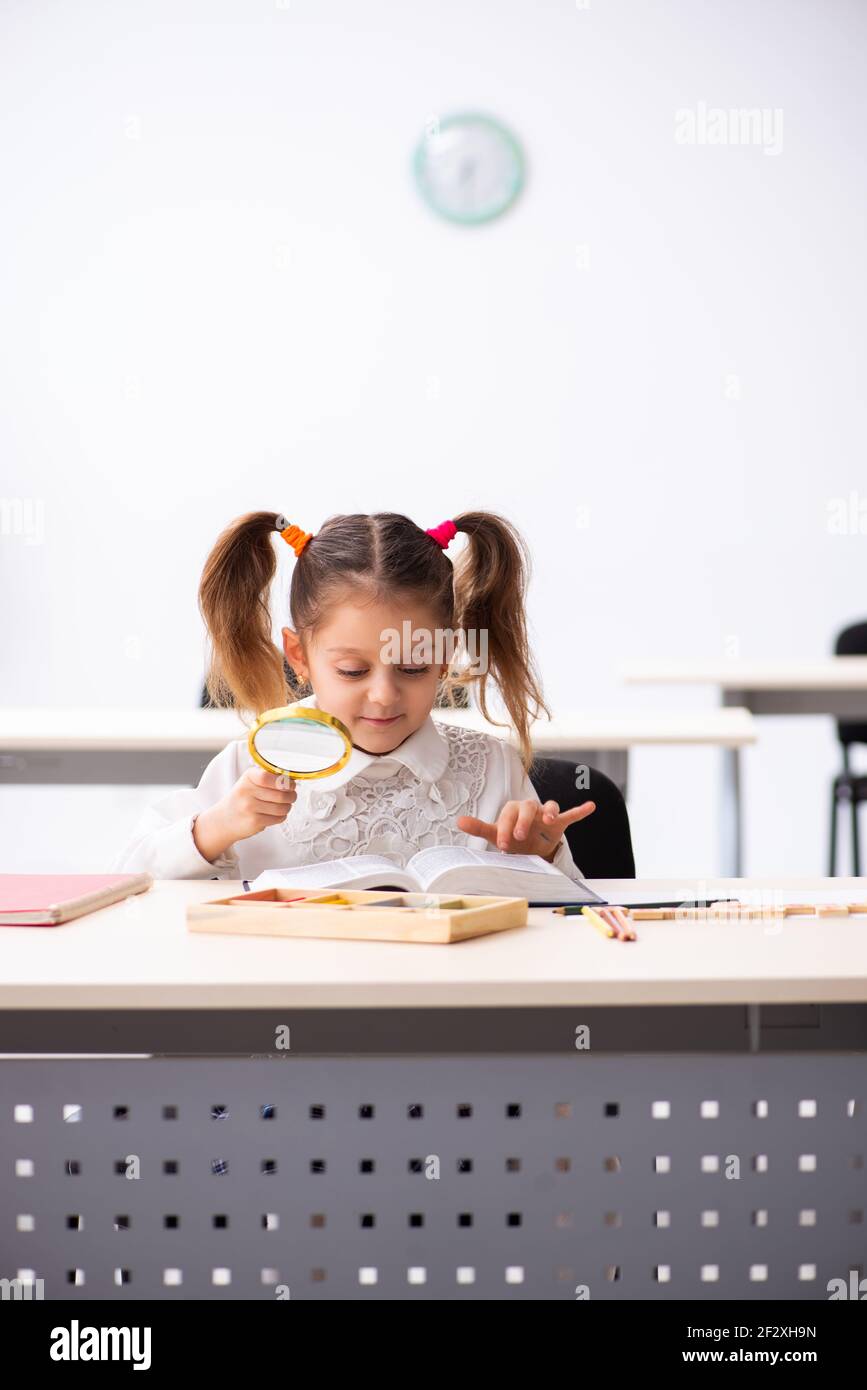 Small girl in the early development concept Stock Photo - Alamy
