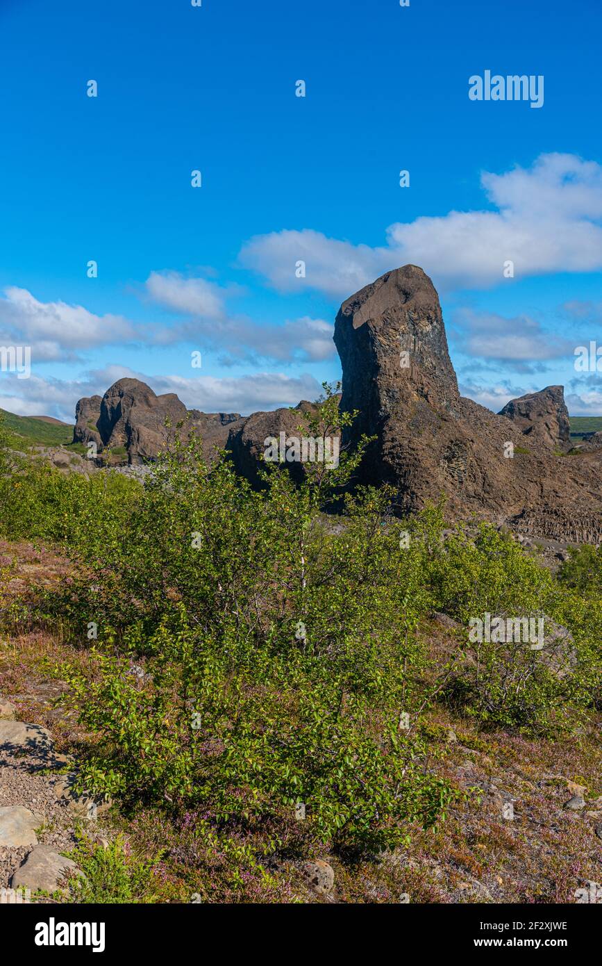 Basalt Rock Column Cave Iceland High Resolution Stock Photography and ...