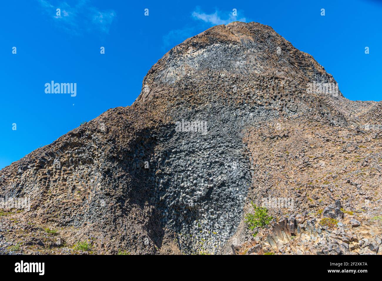 Hexagonal basalt rocks at Hljodaklettar on Iceland Stock Photo - Alamy
