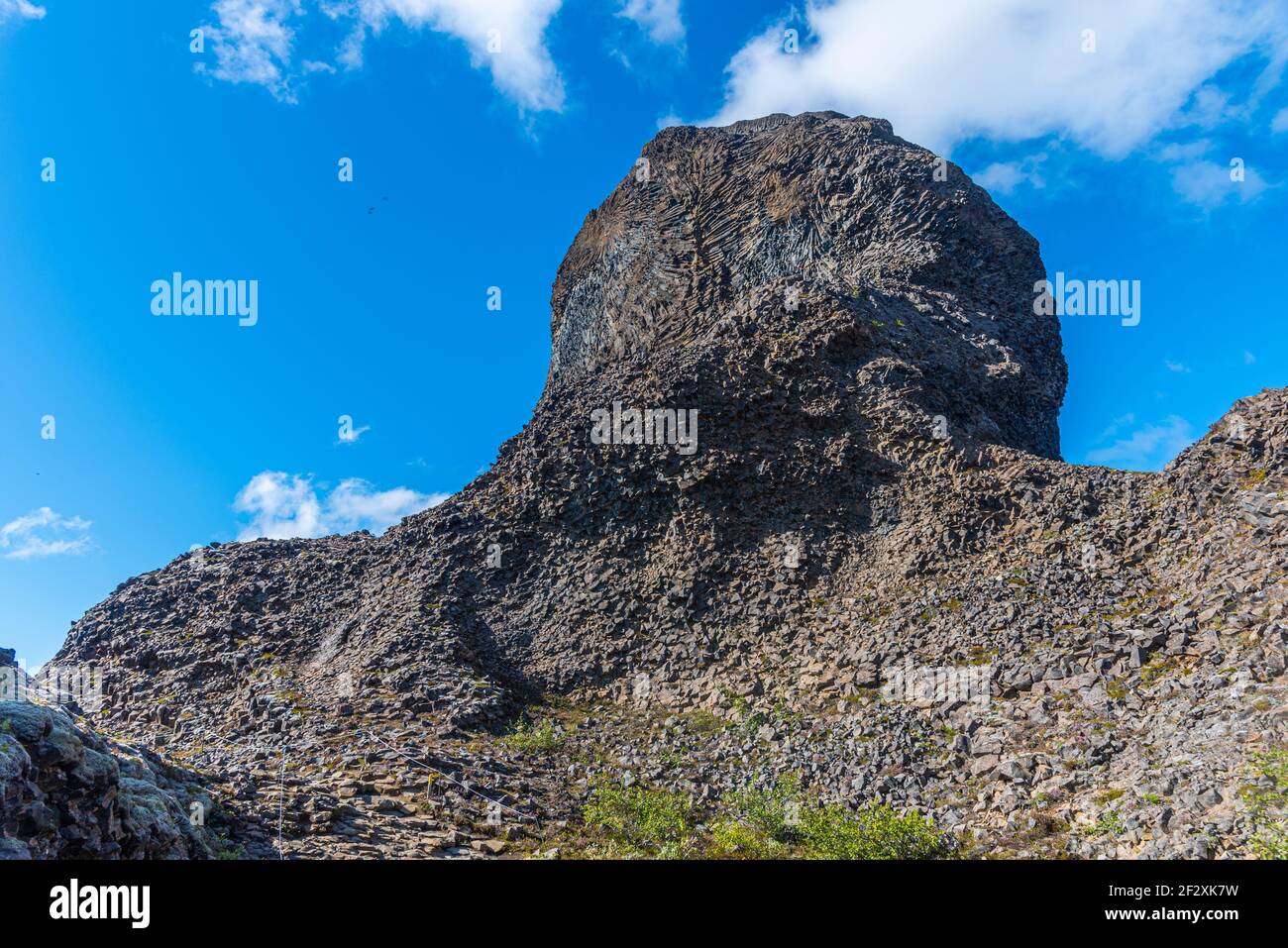 Hexagonal basalt rocks at Hljodaklettar on Iceland Stock Photo - Alamy
