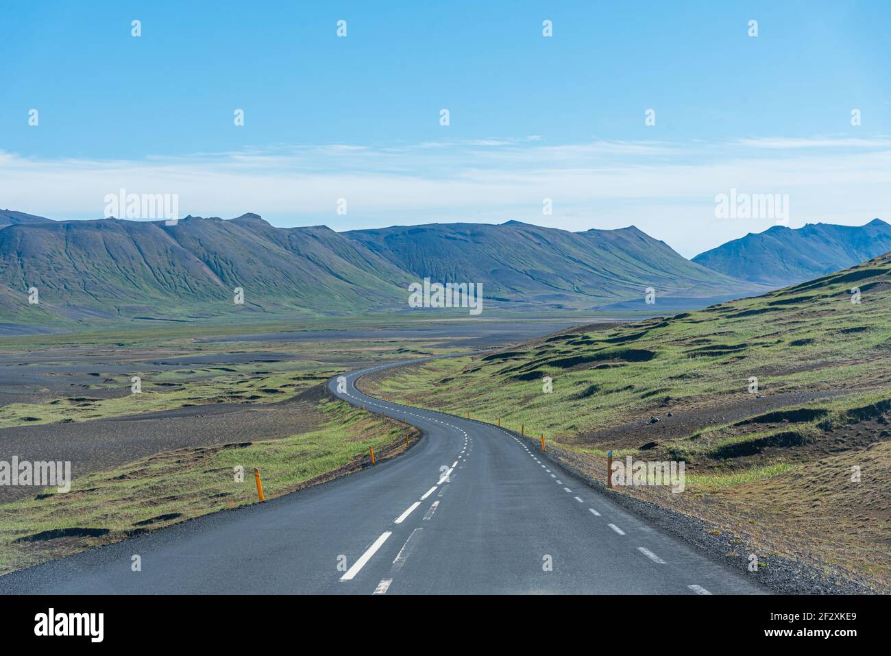 Car driving through icelandic landscape hi-res stock photography and ...