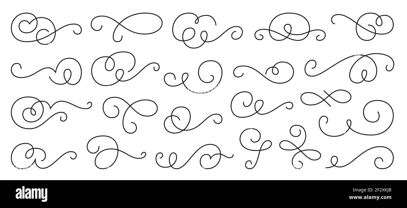 Calligraphy Swirls Wedding