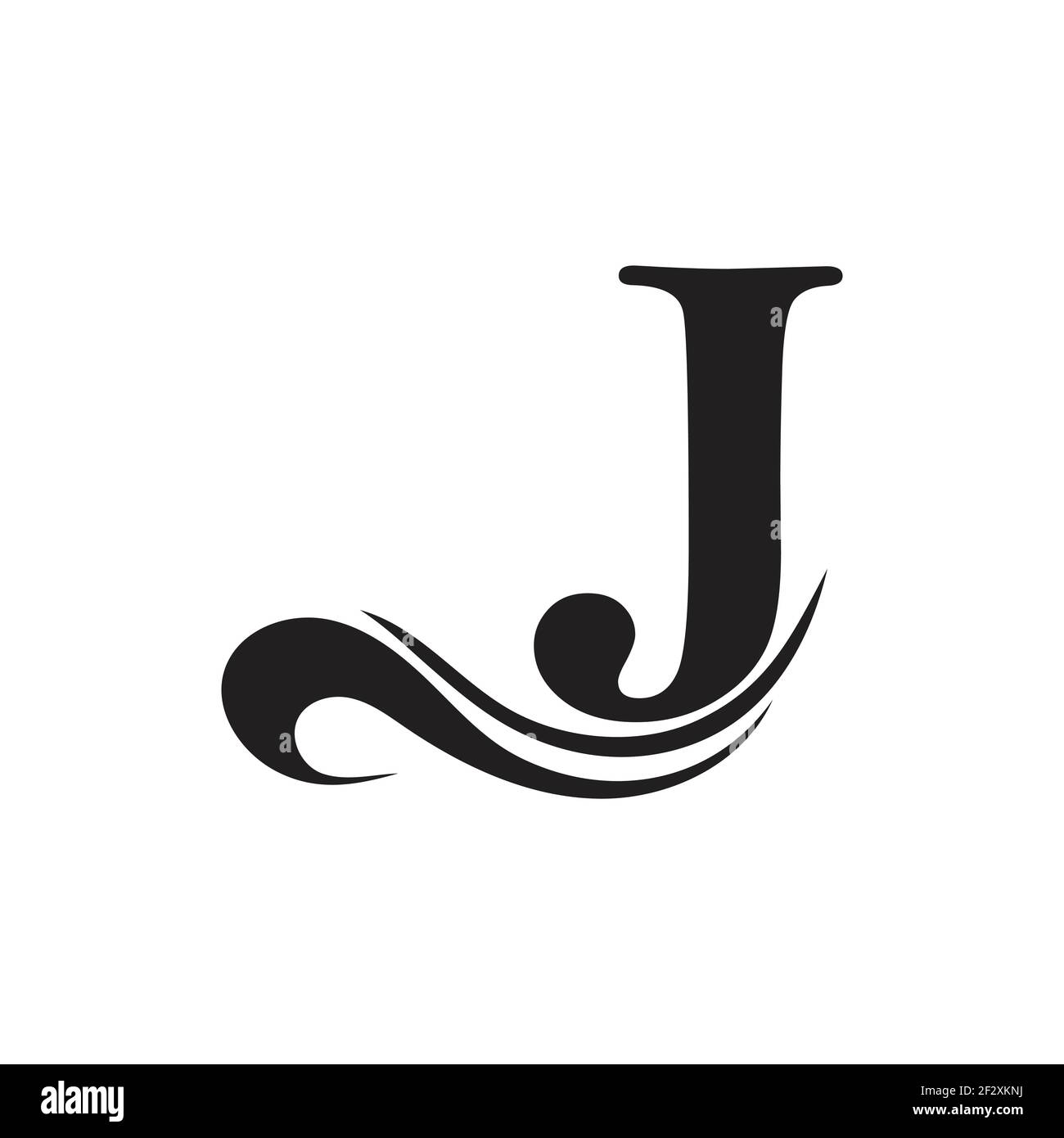 Letter J Logo Template vector icon design Stock Vector Image & Art - Alamy