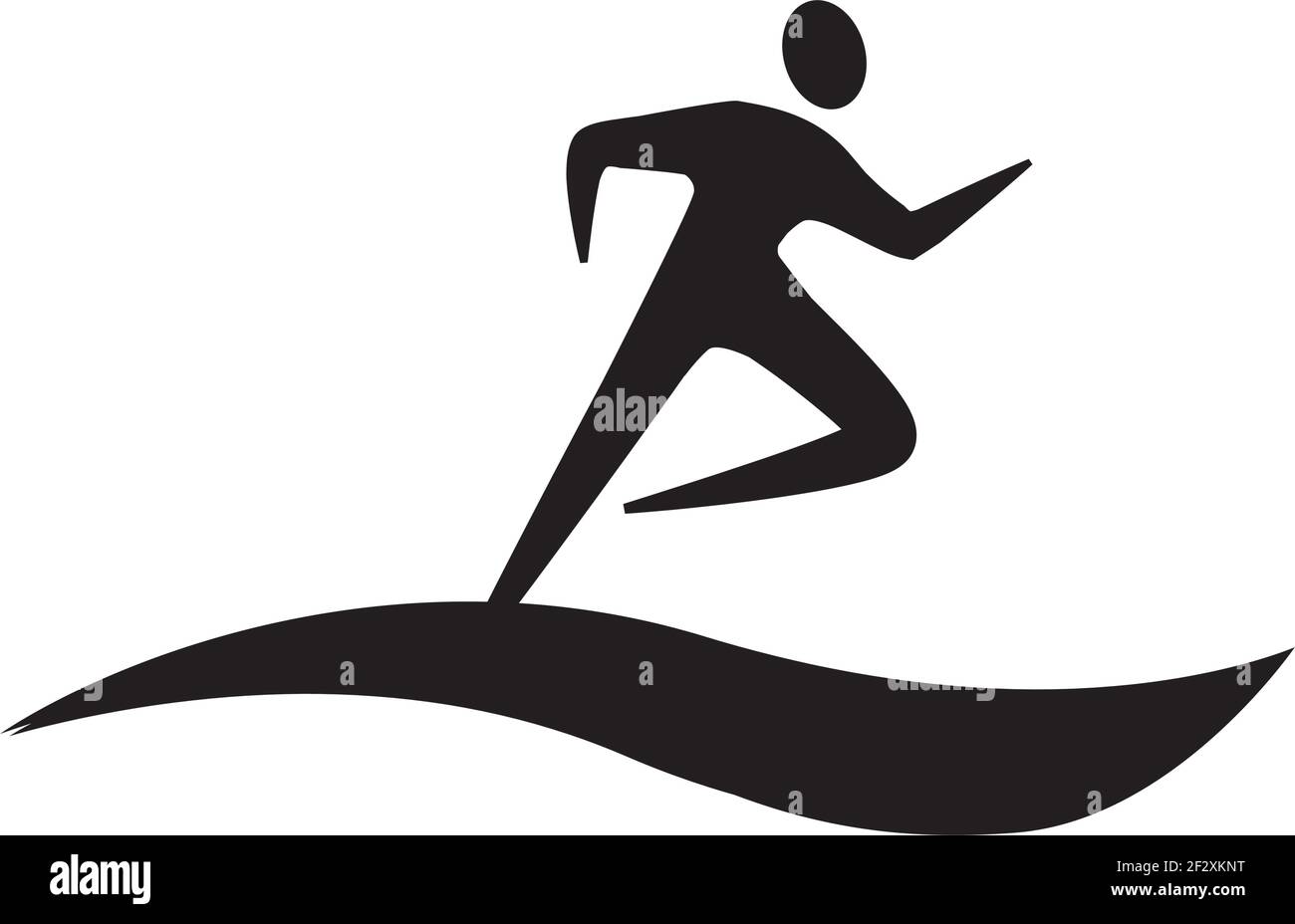 runner, vector graphic design element Stock Vector Image & Art - Alamy