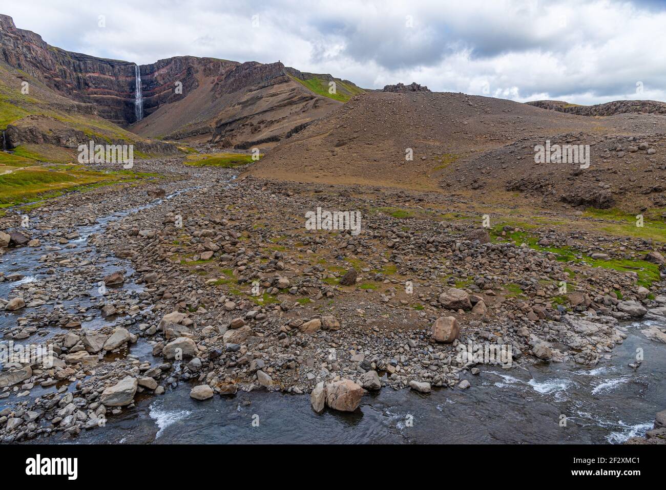 Hengifoss basalt column hi-res stock photography and images - Alamy