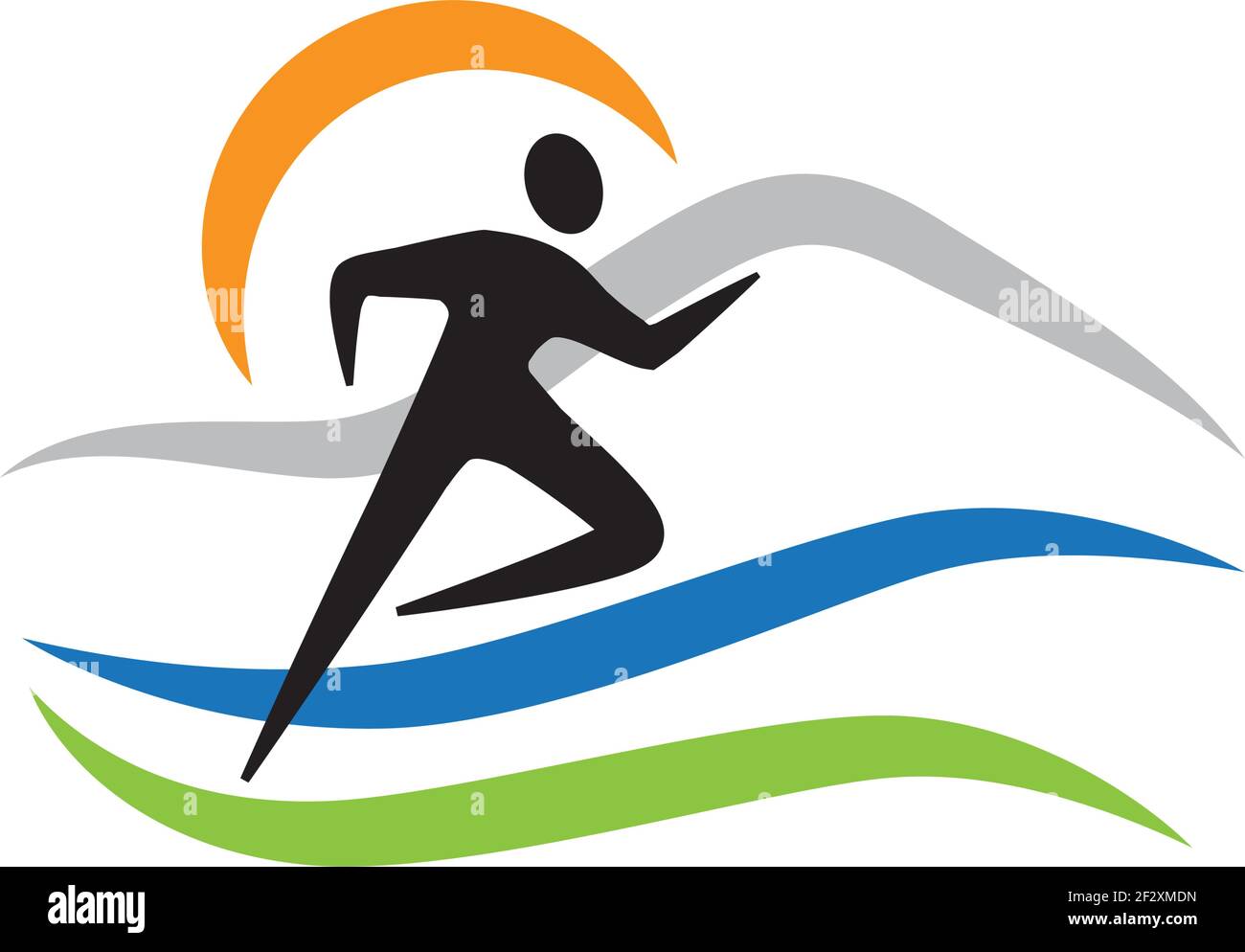 runner, vector graphic design element Stock Vector Image & Art - Alamy