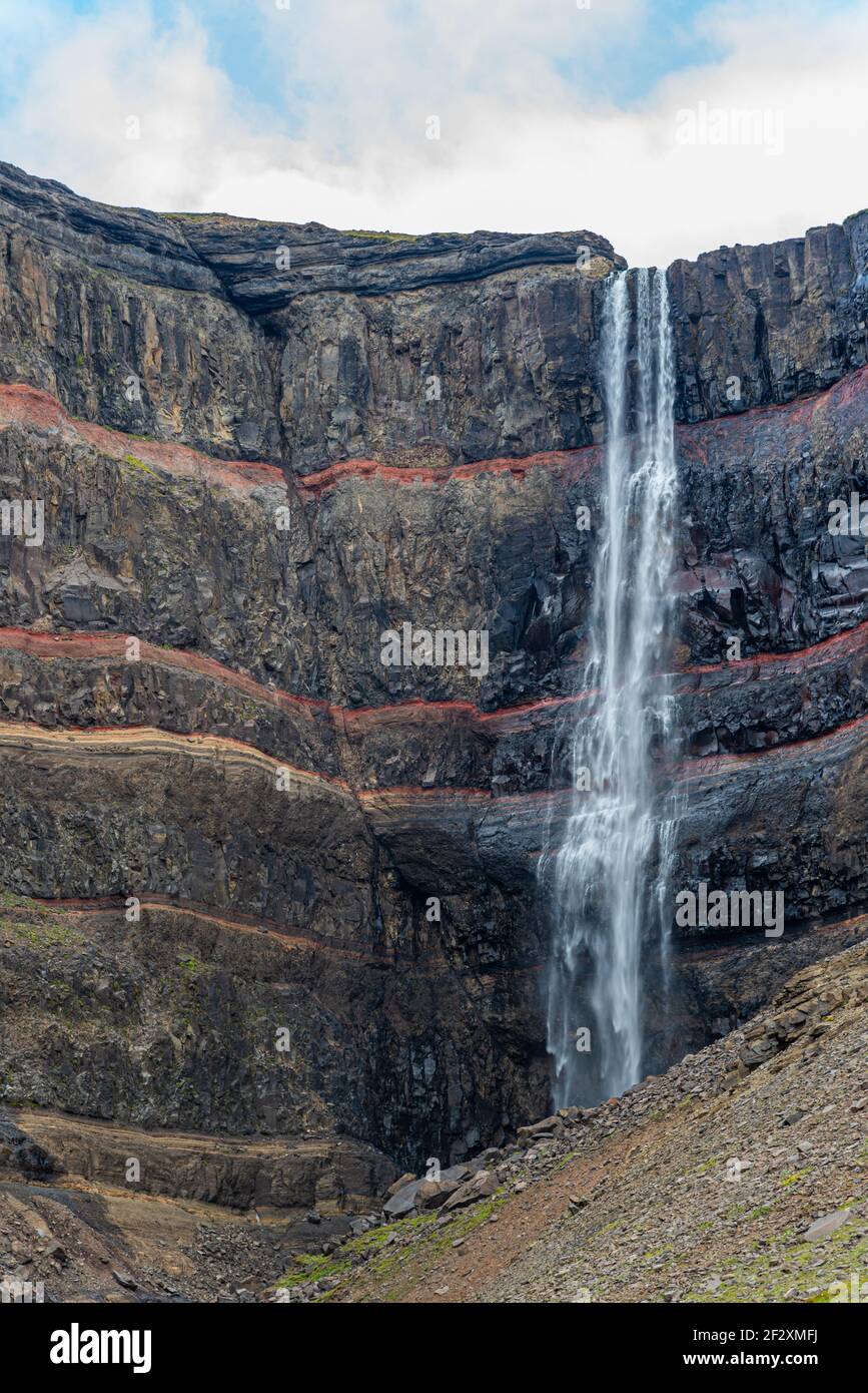Hengifoss basalt column hi-res stock photography and images - Alamy