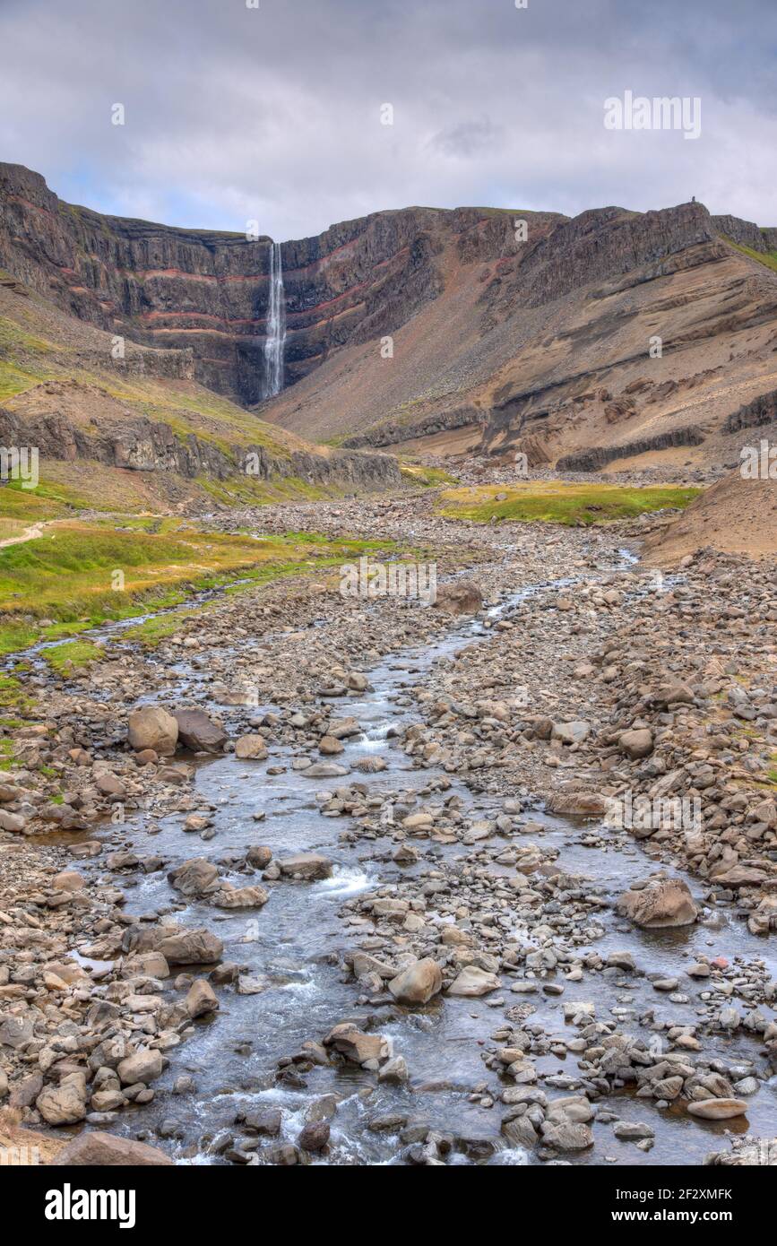 Hengifoss basalt column hi-res stock photography and images - Alamy