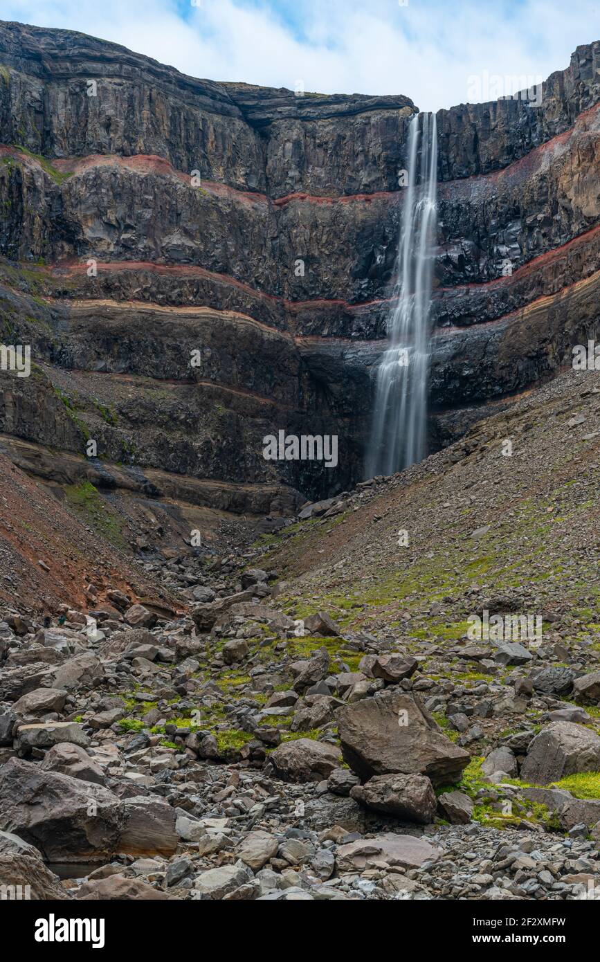 Hengifoss basalt column hi-res stock photography and images - Alamy