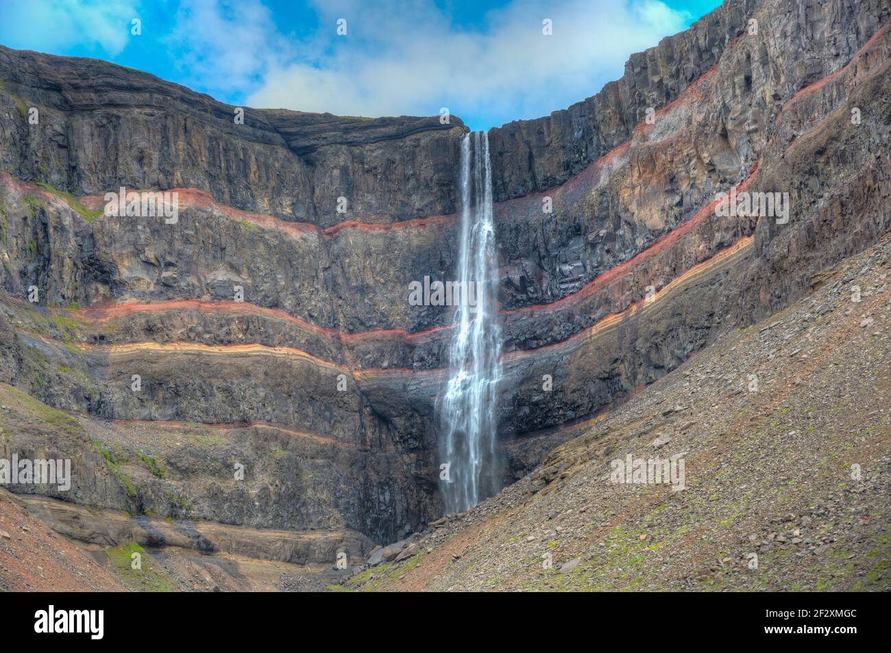 Hengifoss basalt column hi-res stock photography and images - Alamy