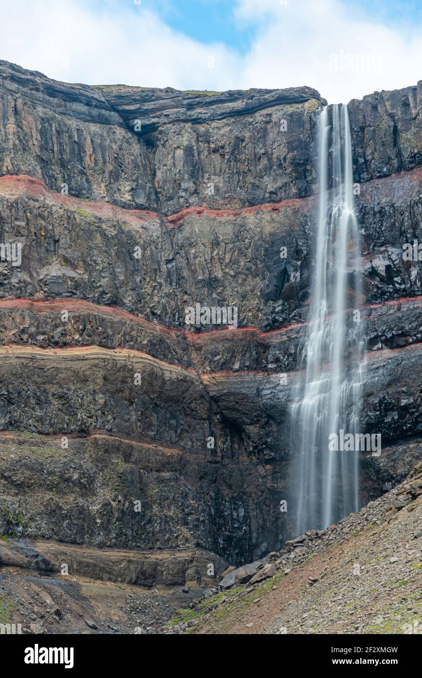 Hengifoss basalt column hi-res stock photography and images - Alamy