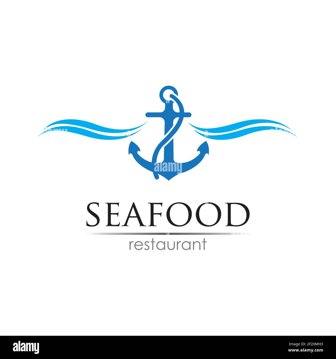 Seafood restaurant logo design. Fish, Food and Beverage logo concept ...