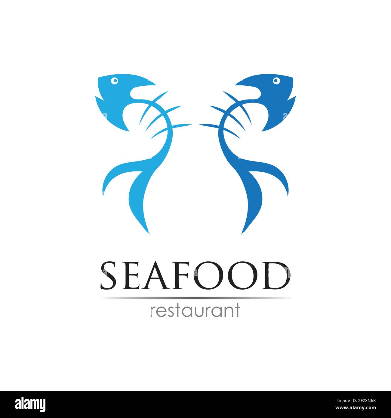 Seafood restaurant logo design. Fish, Food and Beverage logo concept ...