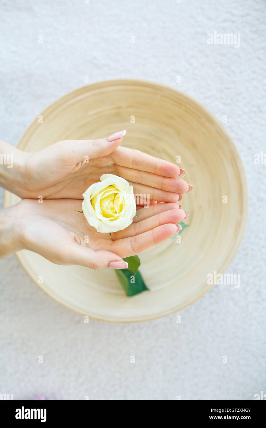 Spa Treatment And Product For Female Feet And Hand Spa Relax And ...