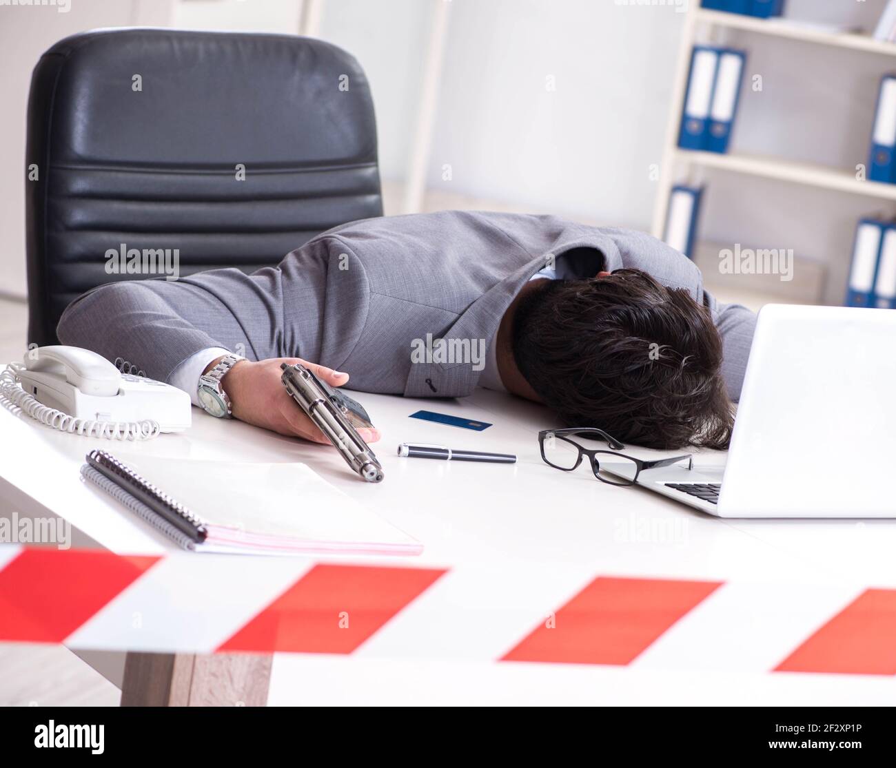 Man sleeping under desk hi-res stock photography and images - Alamy