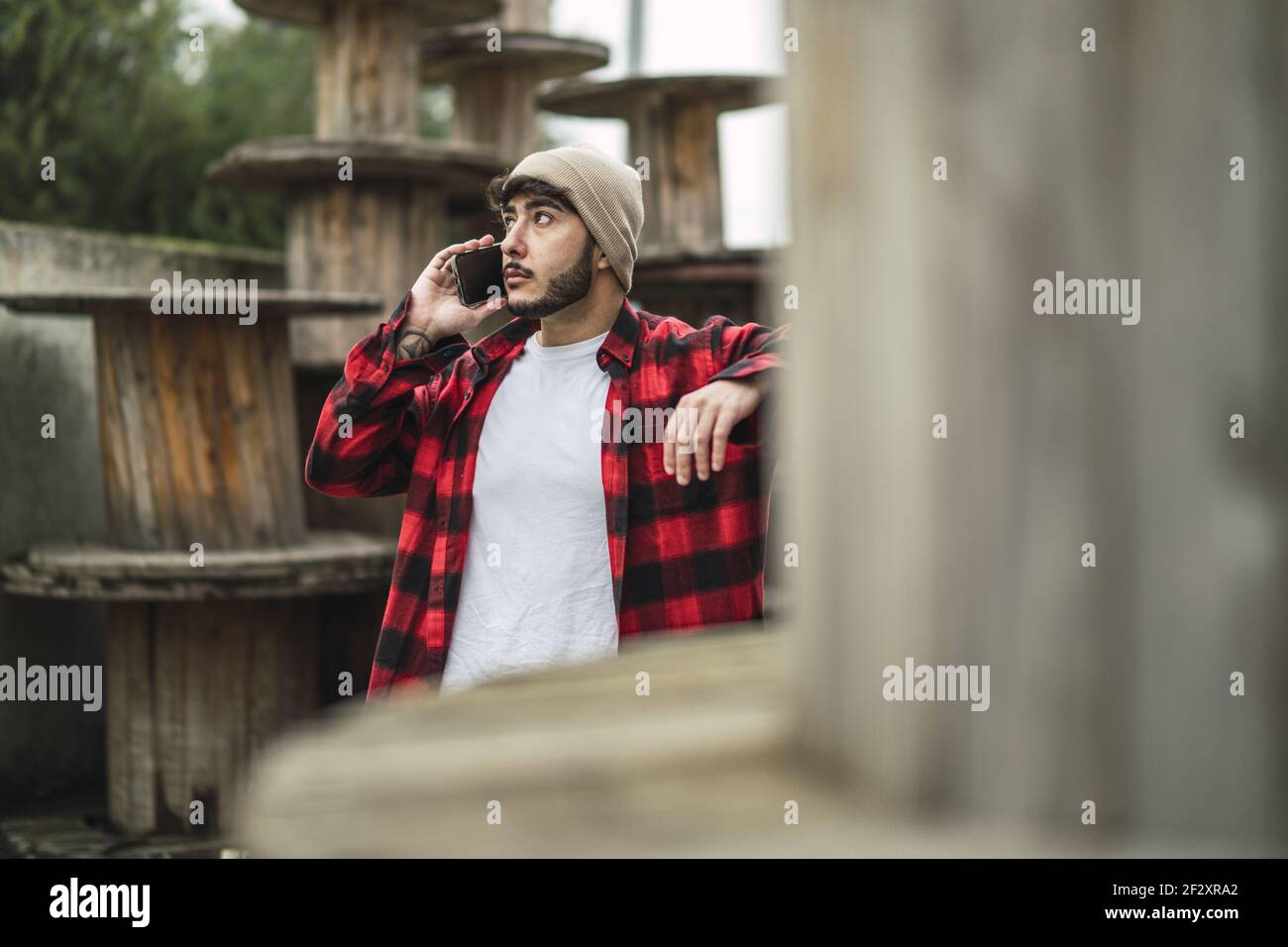 Young spanish man cool hat hi-res stock photography and images - Alamy