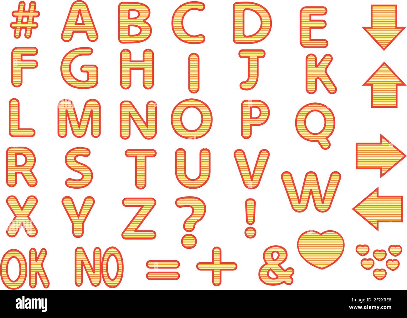 English alphabet design a z series Stock Vector Images - Alamy