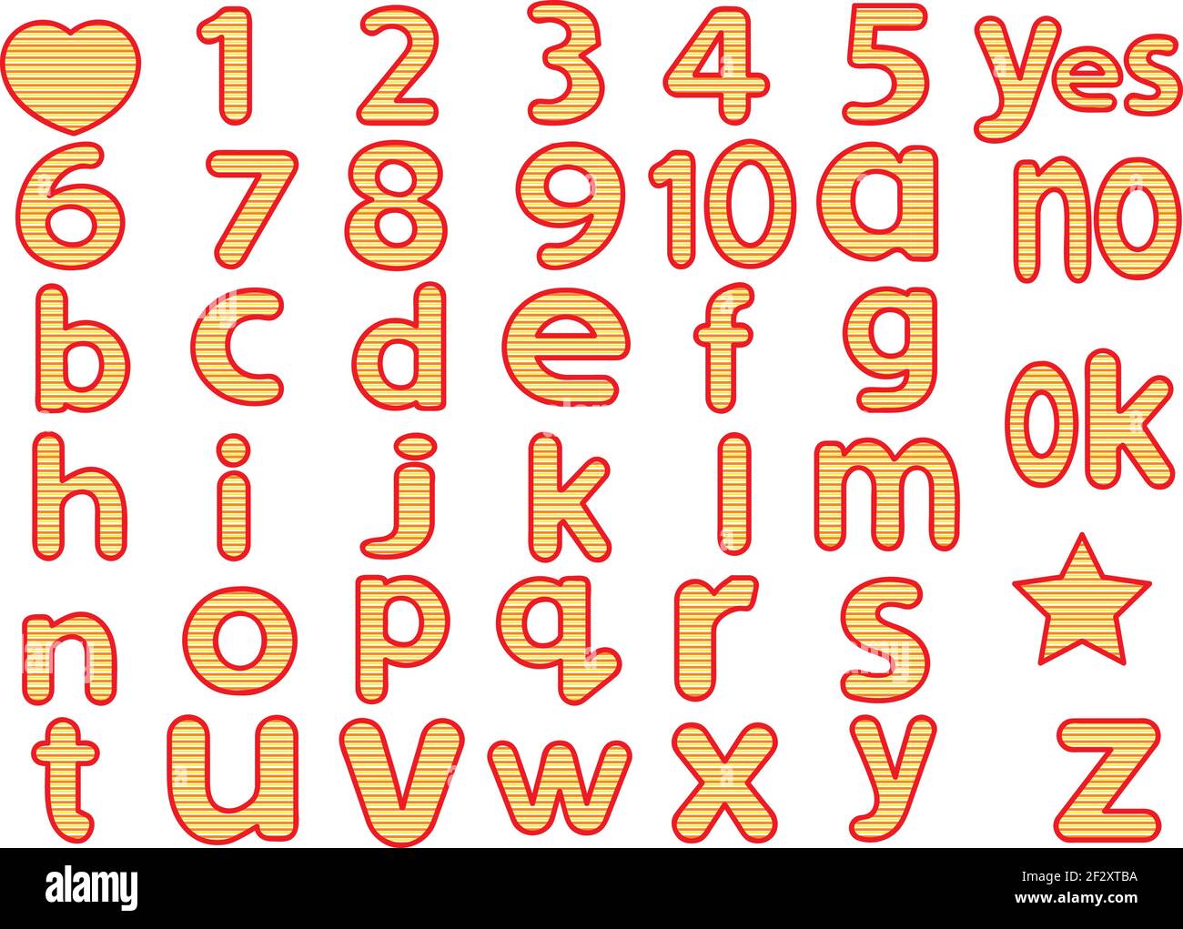 English alphabet design a-z s1 to 10 series Stock Vector Image & Art ...