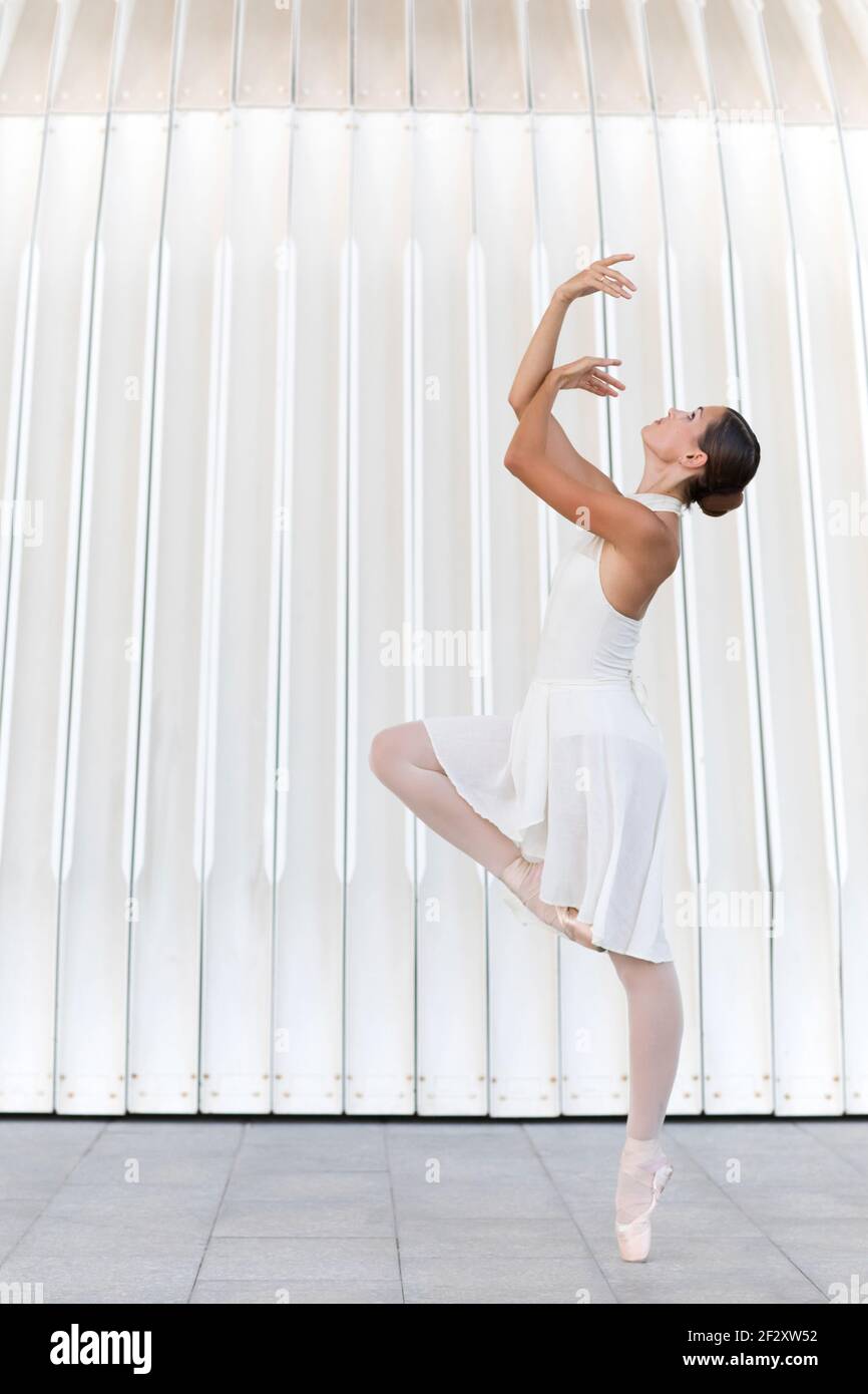 Ballerina leg raised young hi-res stock photography and images - Alamy