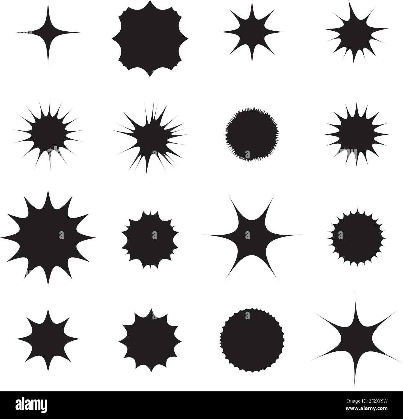 vector star light design set Stock Vector Image & Art - Alamy