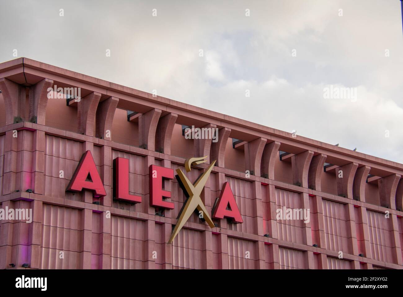 Berlin Alexa shopping center landscape in Alexanderplatz MItte Berlin ...
