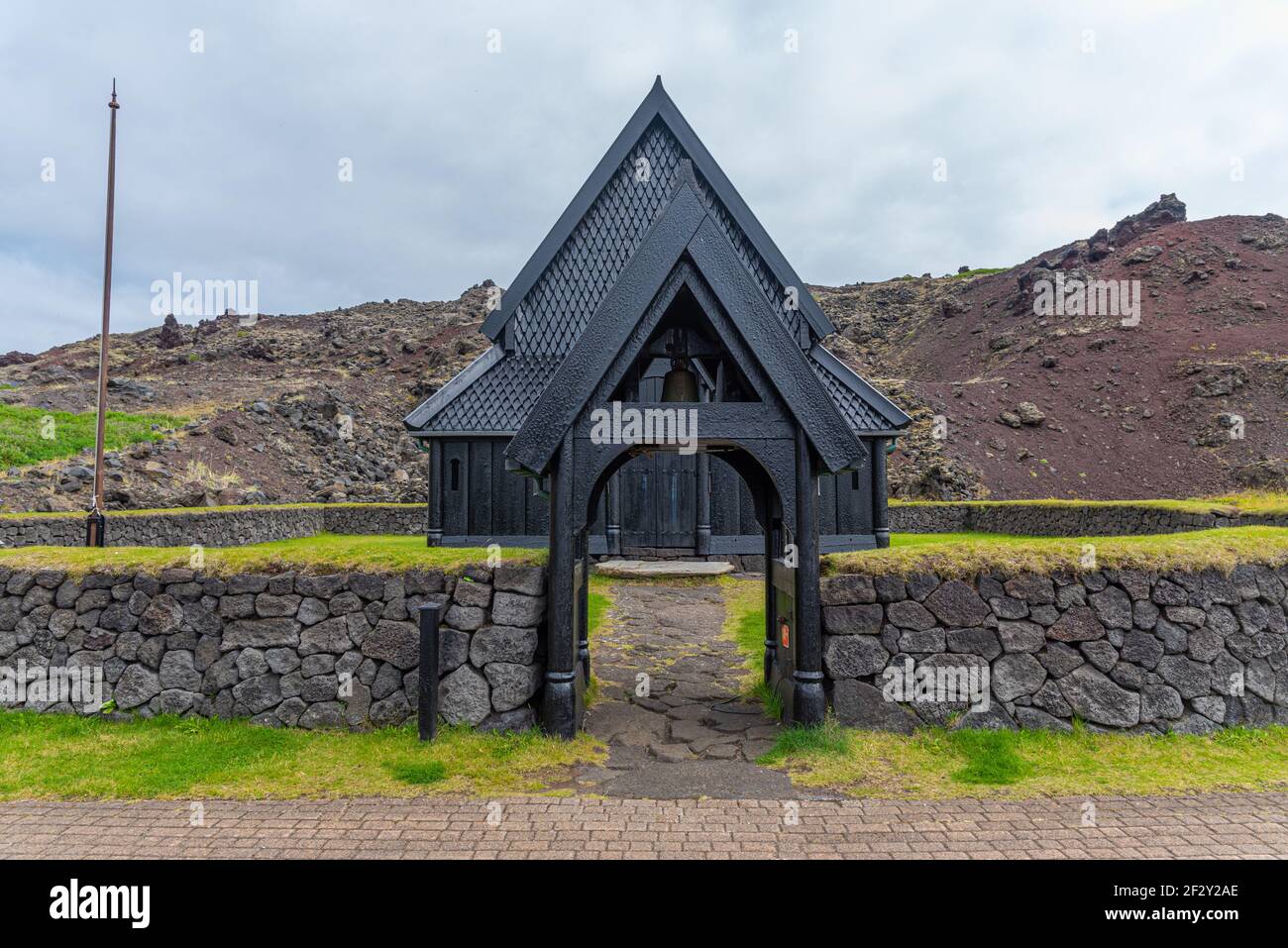 Heimaey church hi-res stock photography and images - Alamy