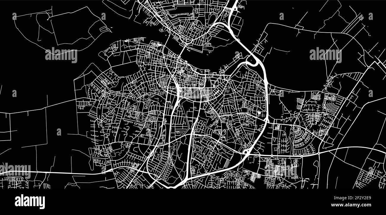 Aalborg vector map hi-res stock photography and images - Alamy