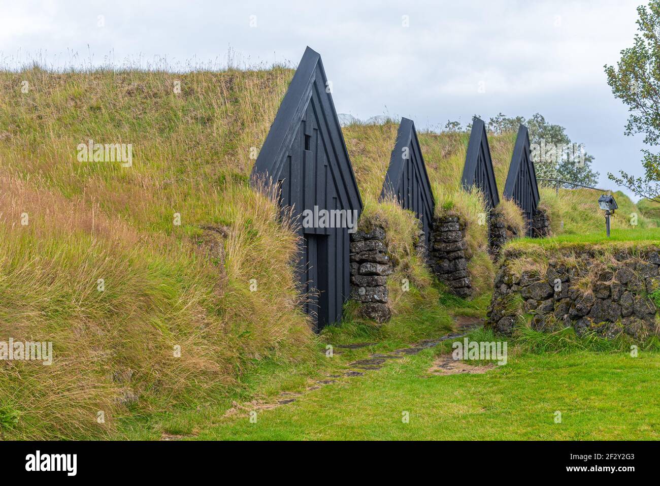 Keldur turf house hi-res stock photography and images - Alamy